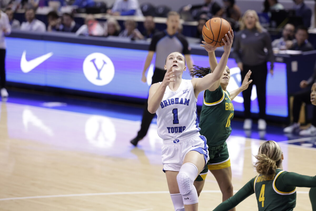 Oh, what a night! BYU women knock off No. 18 Baylor, 78-66 | News ...